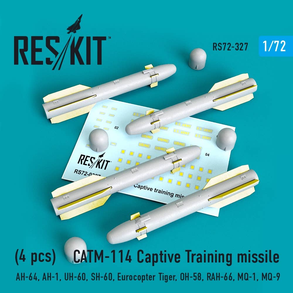 CATM-114 Captive Training missiles (4 pcs) (AH-64, AH-1, UH-60, SH-60 ...