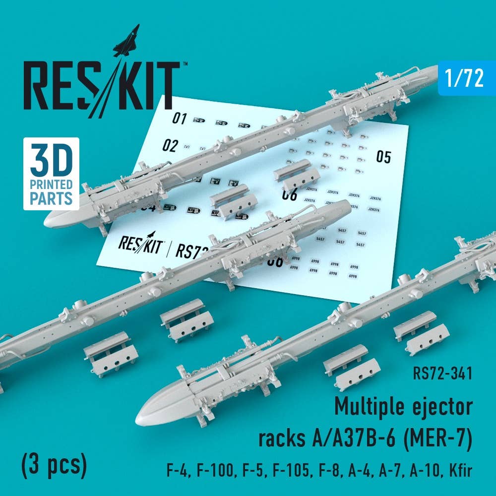 Multiple ejector racks A/A37B-6 (MER-7) (3 pcs) | HLJ.com