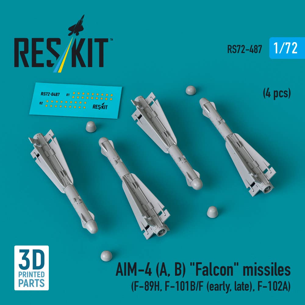 AIM-4 (A, B) Falcon missiles (4 pcs) | HLJ.com