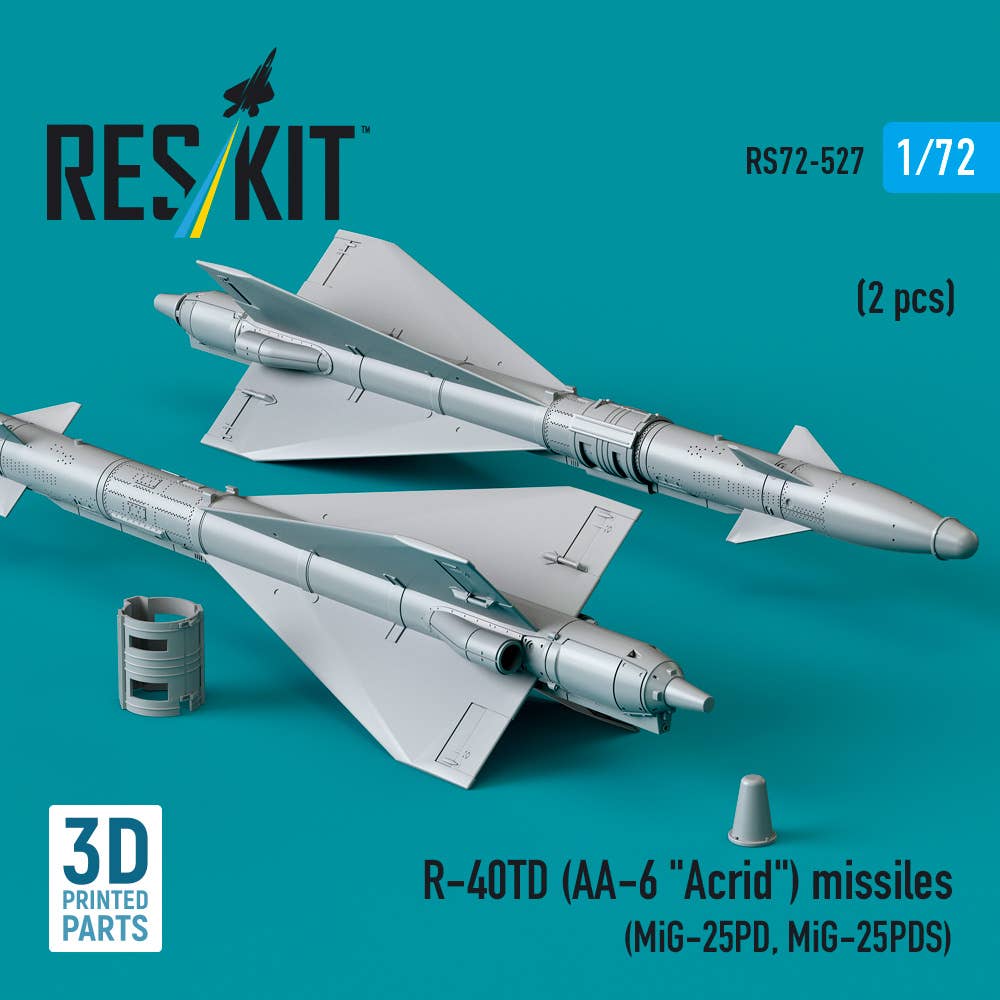 R-40TD (AA-6 Acrid) IR missiles (for MiG-25PD, MiG-25PDS, 2 pcs) | HLJ.com