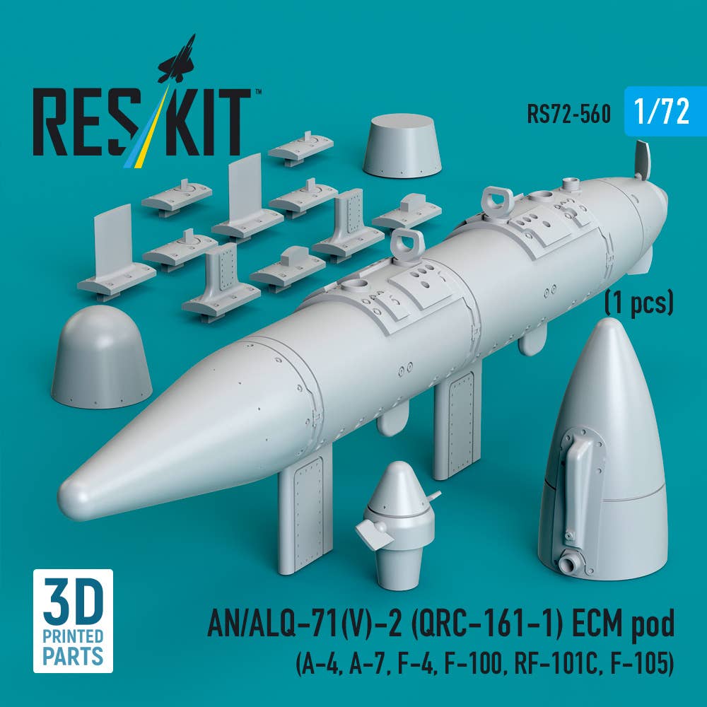 AN/ALQ-71(V)-2 (QRC-161-1) ECM pod (1pcs) (3D Printed) | HLJ.com
