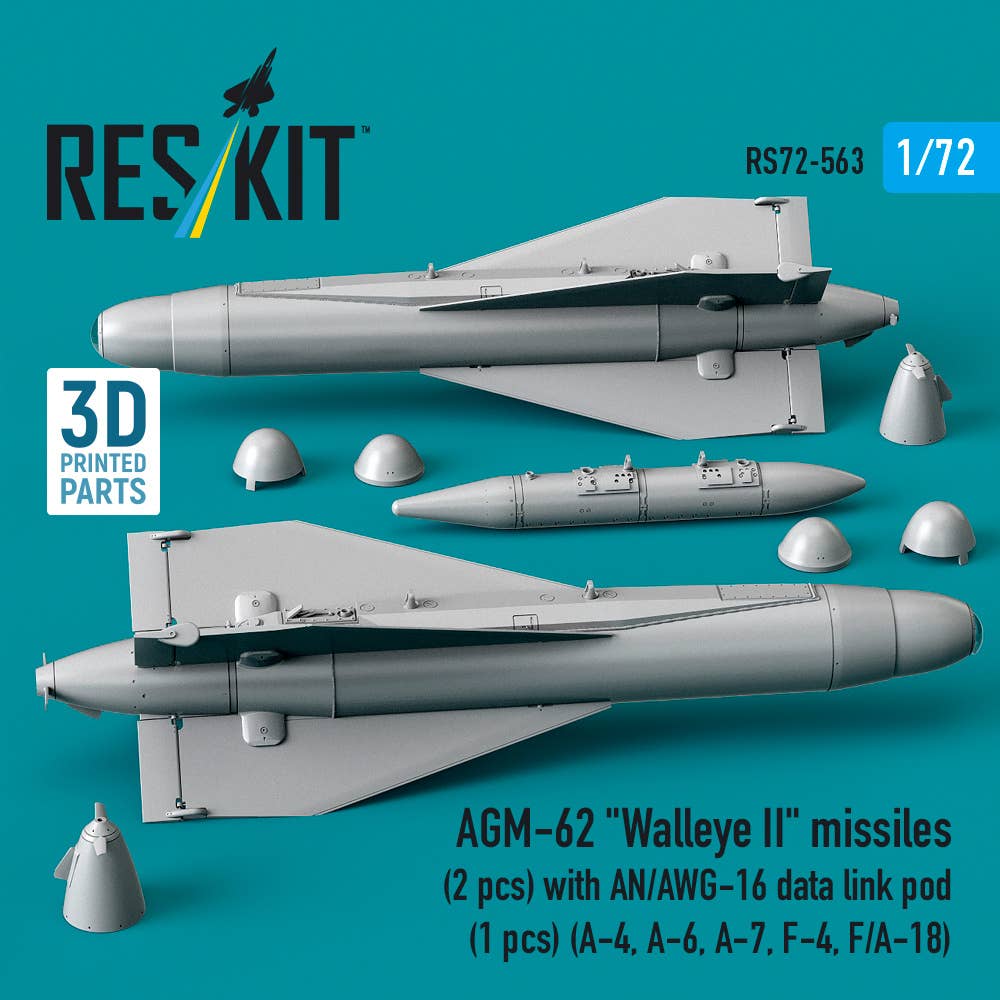 AGM-62 Walleye II missiles (2 pcs) with AN/AWG-16 data link pod (1 pcs ...
