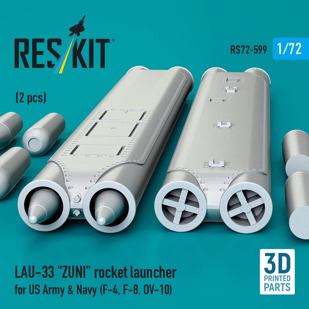 LAU-33 ZUNI rocket launcher for US Army & Navy (2 pcs) | HLJ.com