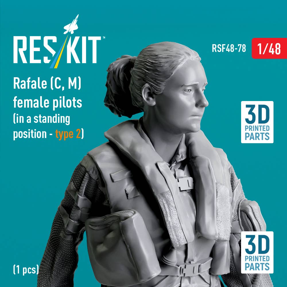 Rafale (C, M) female pilot (in a standing position - type 2) (1 pcs ...
