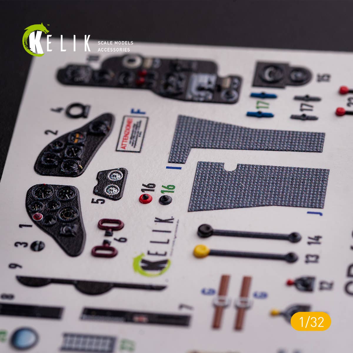 CR.42 LW - Interior 3D Decal for ICM kit | HLJ.com