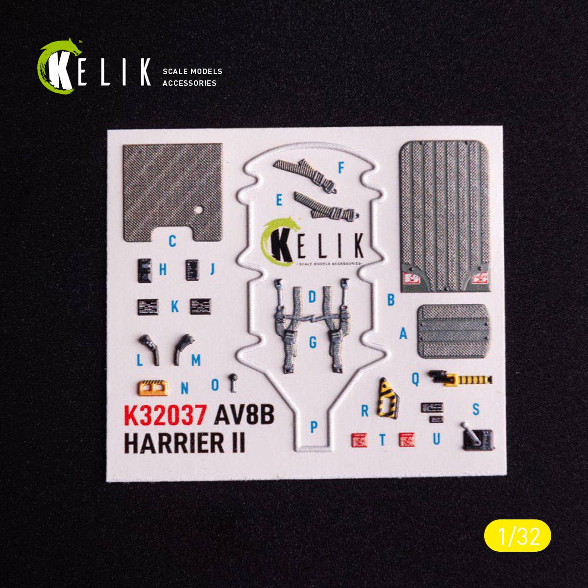 AV-8B Harrier II+/NA - interior 3D decals for Trumpeter kit | HLJ.com