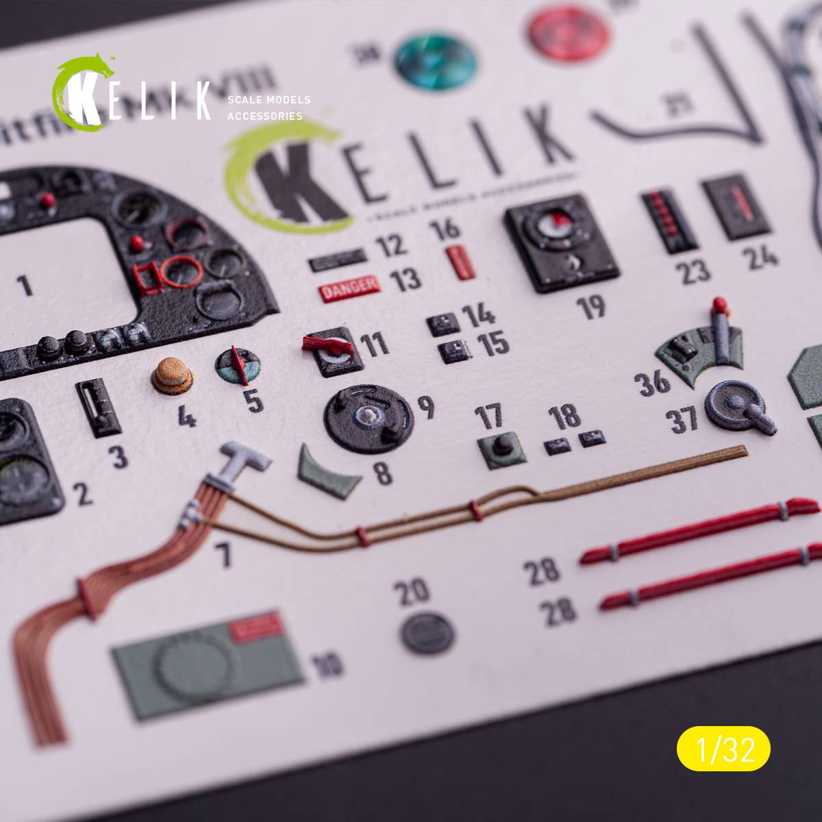 Spitfire Mk VIII - interior 3D decals for Tamiya kit | HLJ.com