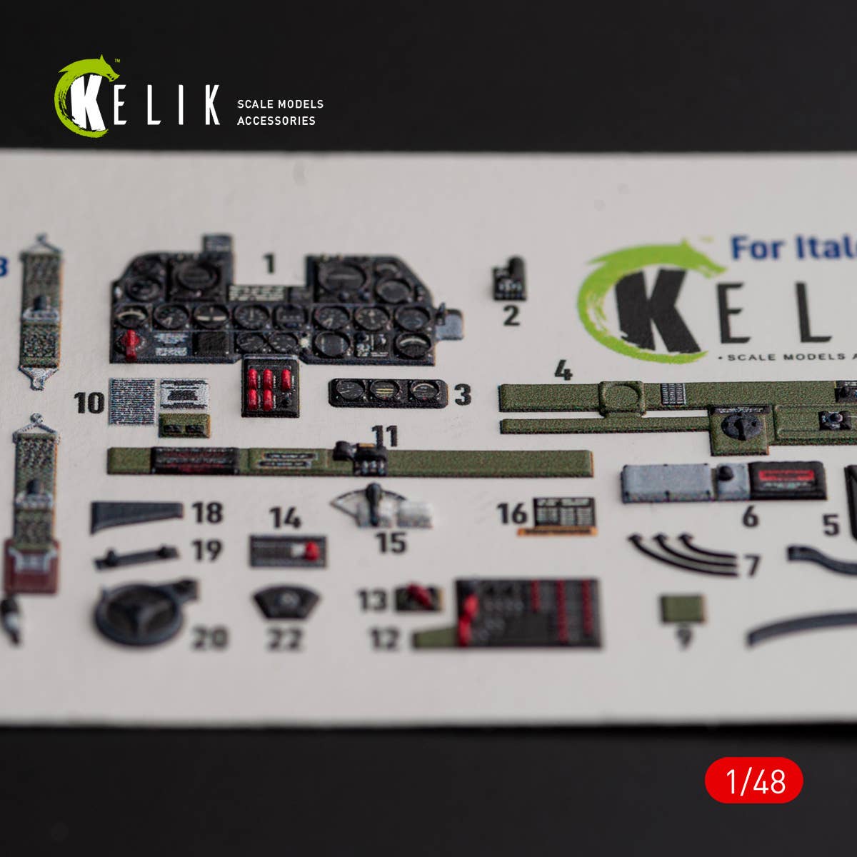 P-47D Thunderbolt interior 3D decals for Italeri/Aca | HLJ.com