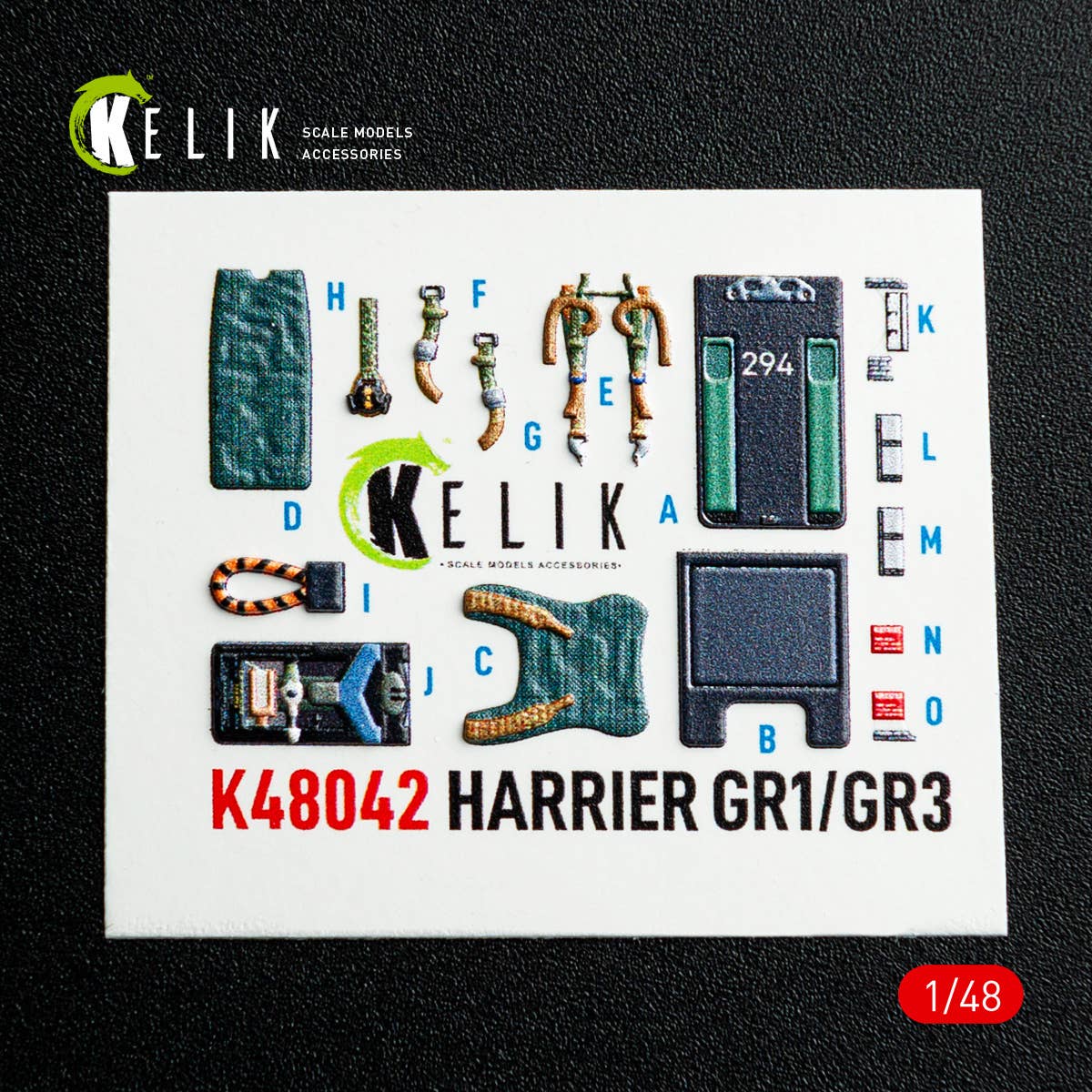 Harrier GR1/GR3 interior 3D decals for Kinetic kit (For Kinetic) | HLJ.com