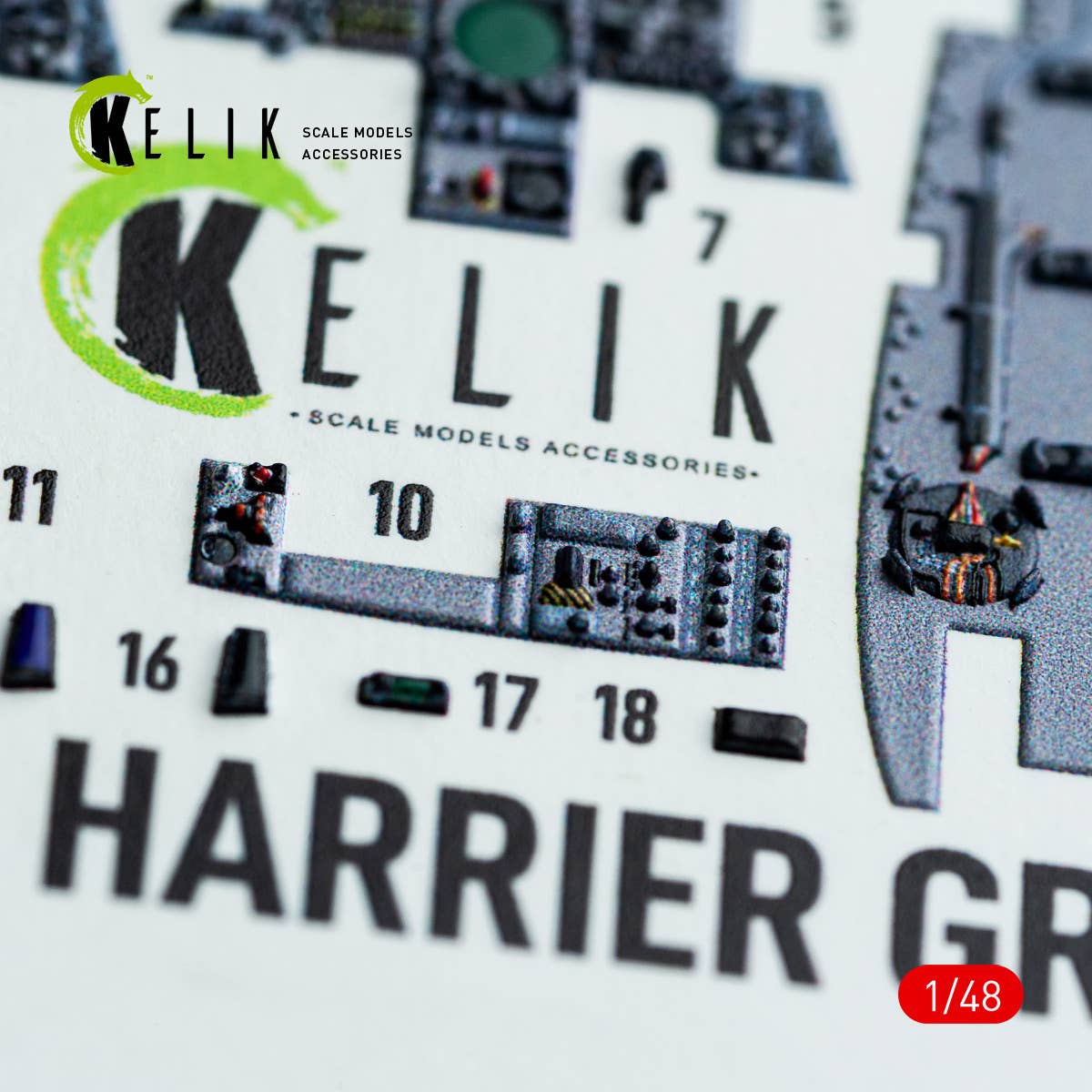 Harrier GR1/GR3 interior 3D decals for Kinetic kit (For Kinetic) | HLJ.com