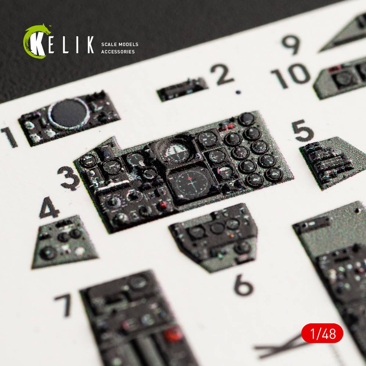 F-4G interior 3D decals for Meng kit | HLJ.com