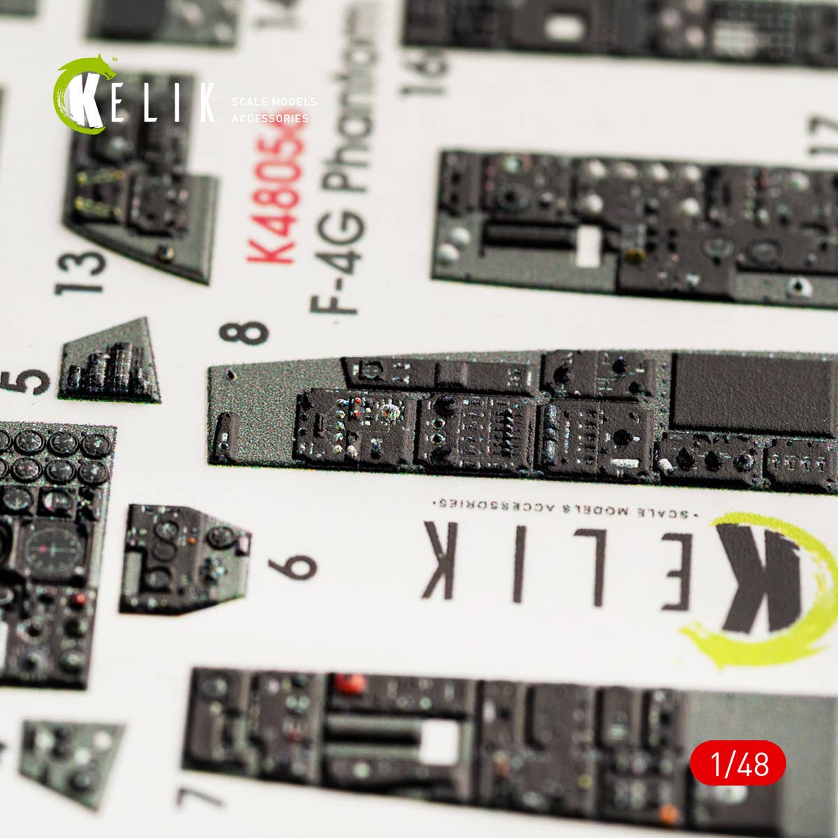 F-4G interior 3D decals for Meng kit | HLJ.com