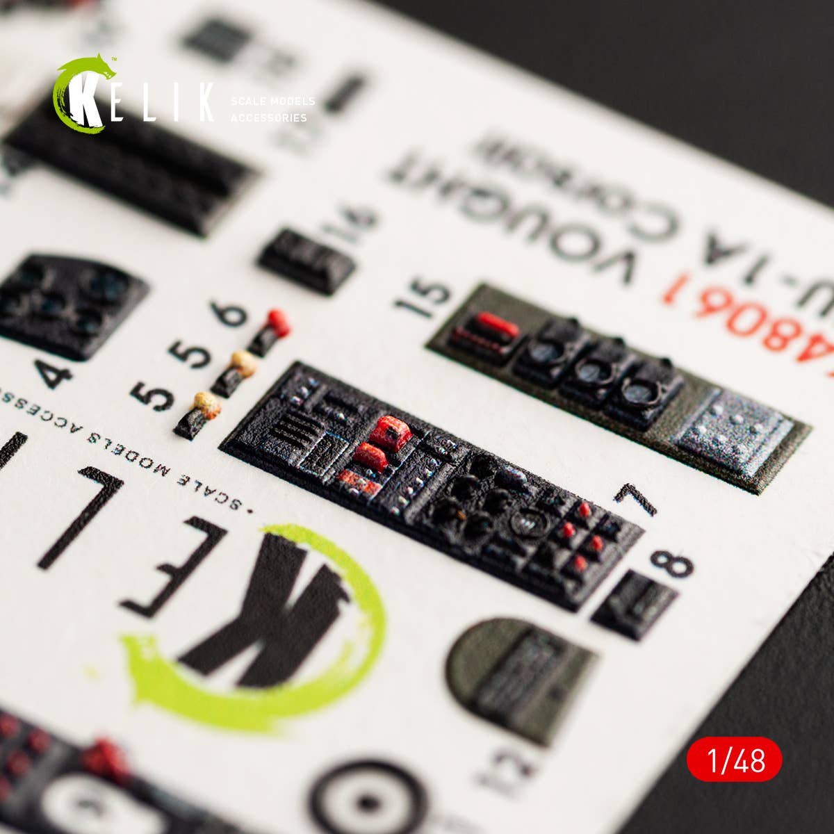 F4U-1A Corsair interior 3D decals for Tamiya kit | HLJ.com