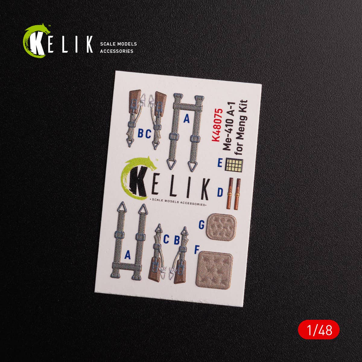 Messerschmitt Me-410 A1 interior 3D decals for Meng Model kit | HLJ.com