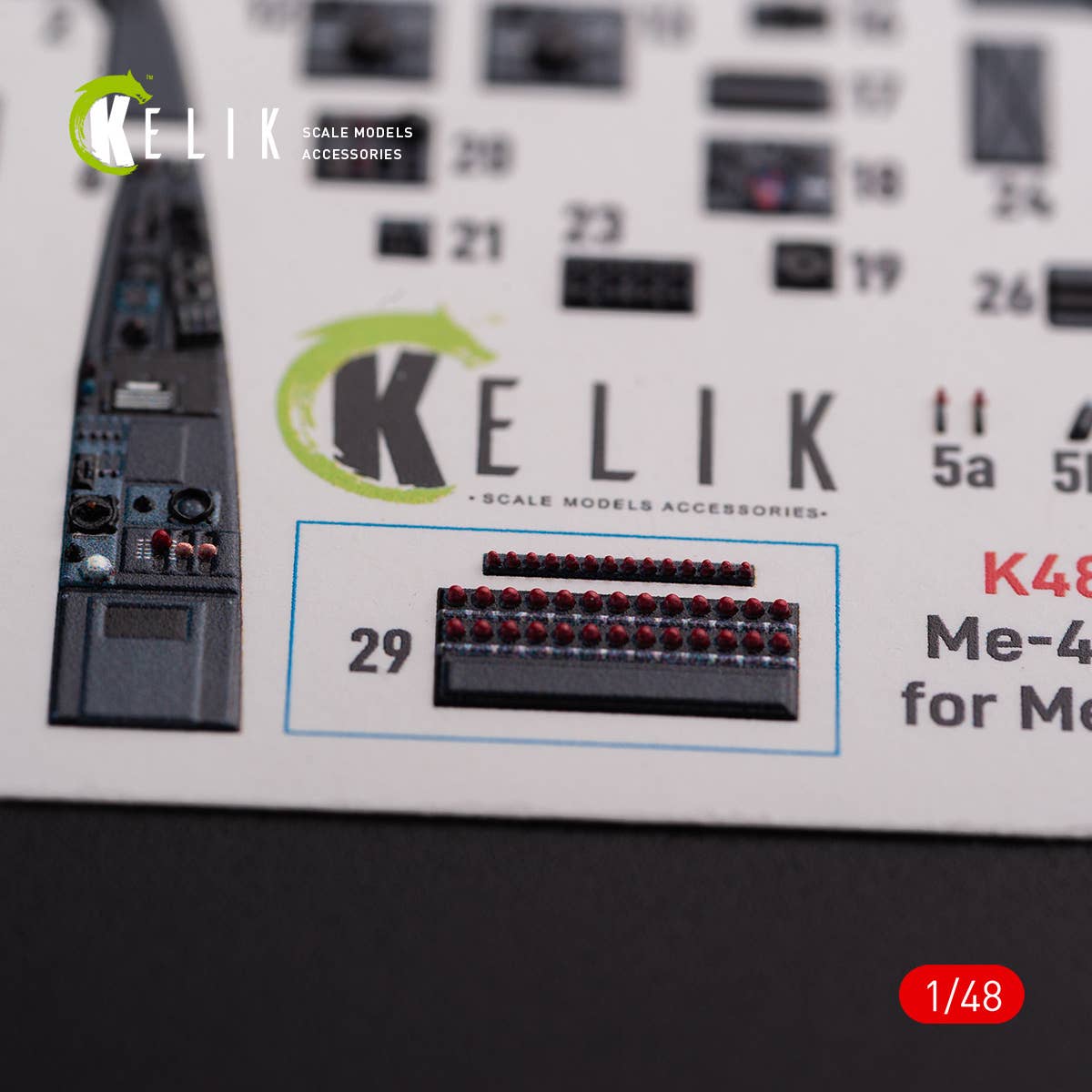 Messerschmitt Me-410 A1 interior 3D decals for Meng Model kit | HLJ.com