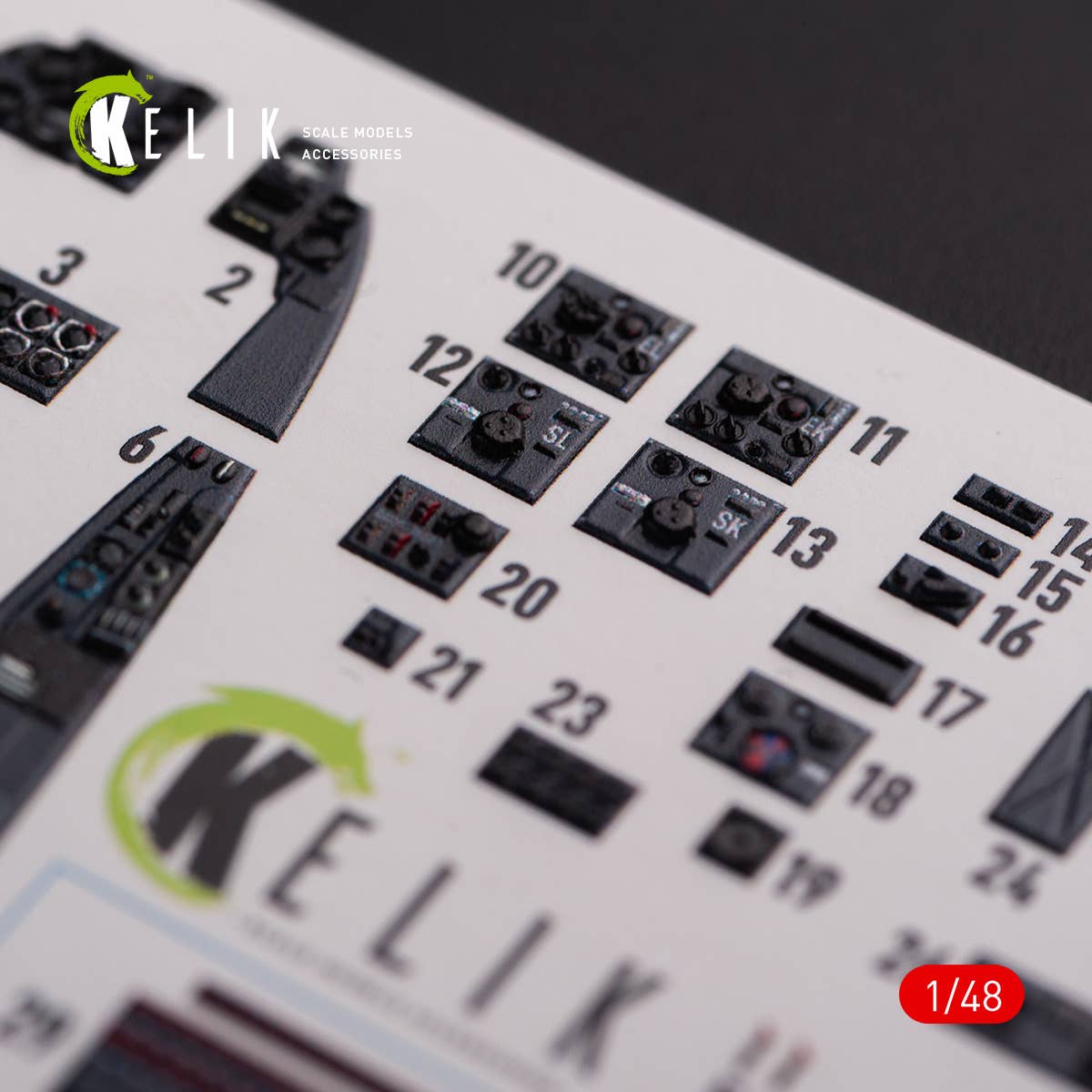Messerschmitt Me-410 A1 interior 3D decals for Meng Model kit | HLJ.com
