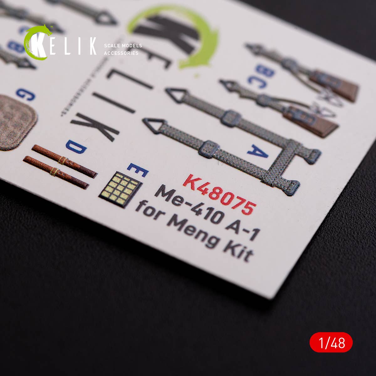 Messerschmitt Me-410 A1 interior 3D decals for Meng Model kit | HLJ.com