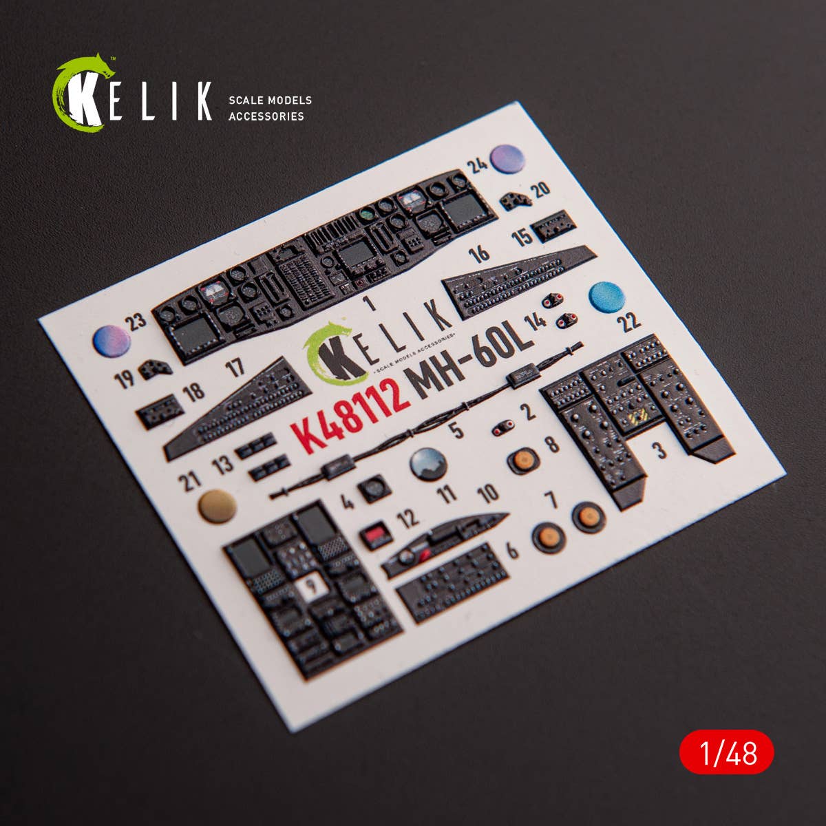 MH-60L Black Hawk - interior 3D decals for ICM kit | HLJ.com