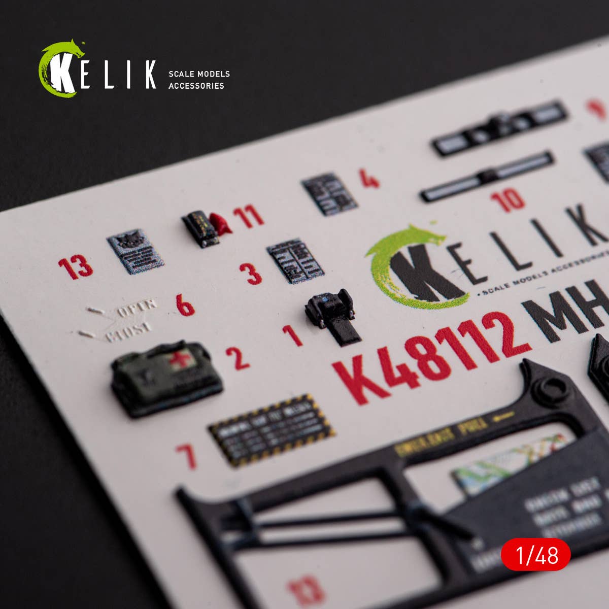 MH-60L Black Hawk - interior 3D decals for ICM kit | HLJ.com