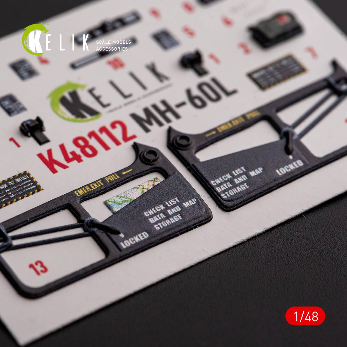 MH-60L Black Hawk - interior 3D decals for ICM kit | HLJ.com