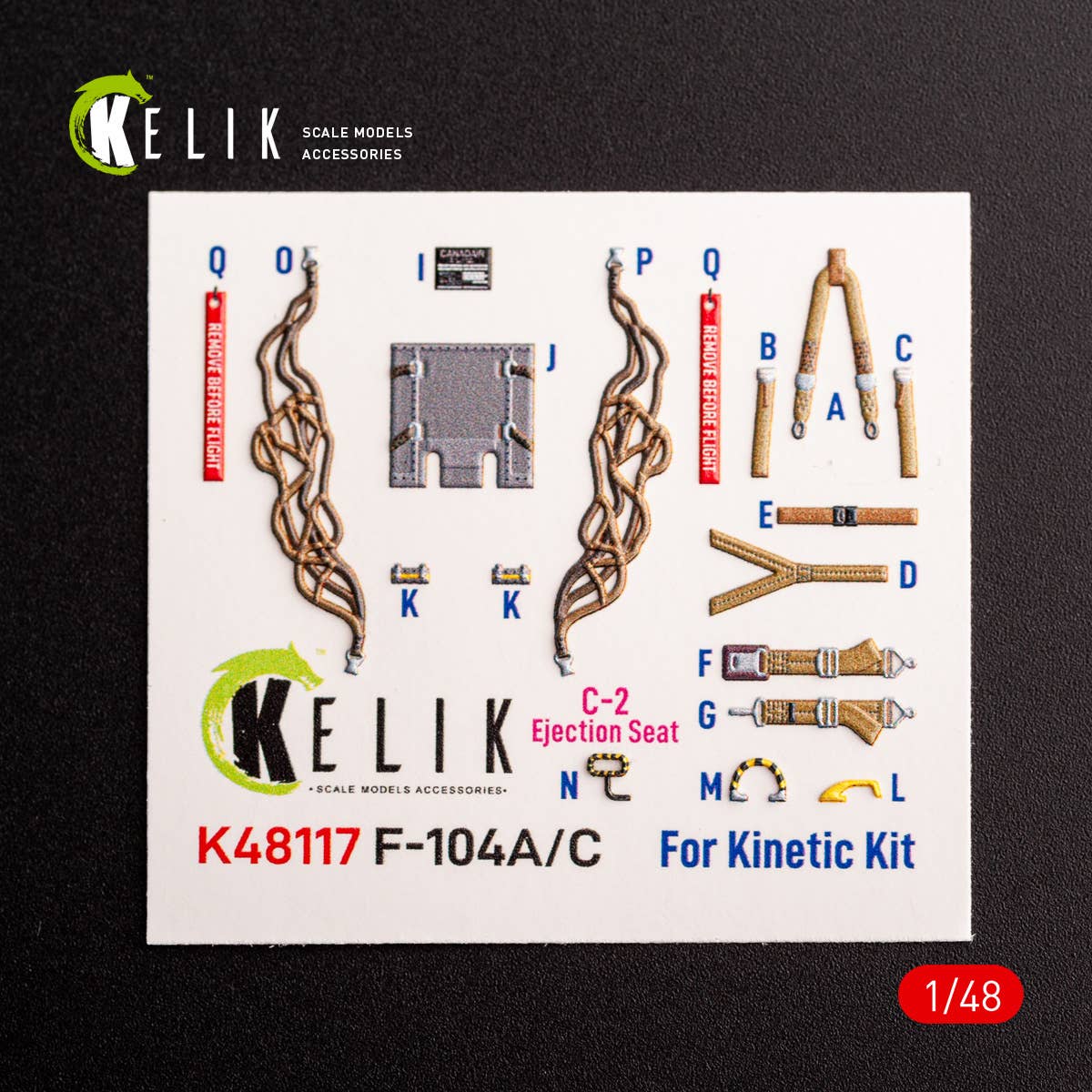 F-104A/C - interior 3D decals for Kinetic kit (for. Kinetic) | HLJ.com