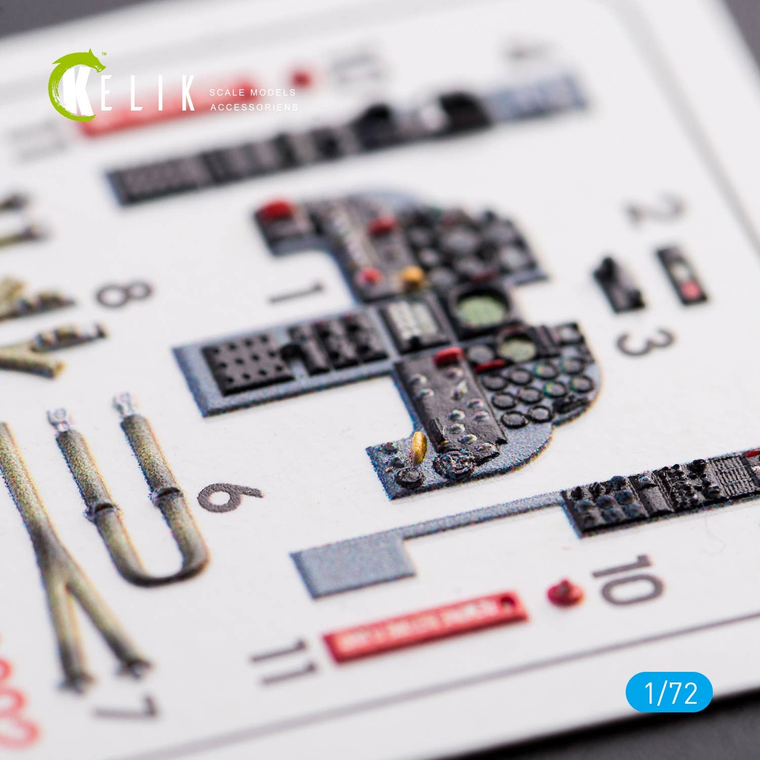 F-5E Tiger II Early series interior 3D decals for Dream Model kit | HLJ.com