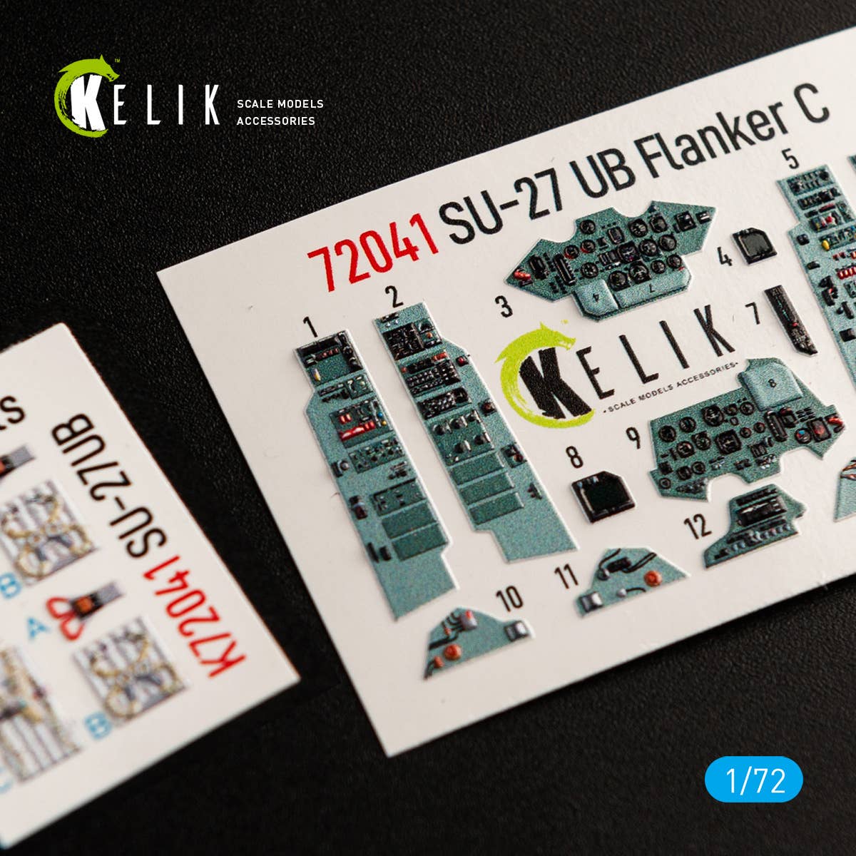 SU-27UB interior 3D decals for Trumpeter kit | HLJ.com