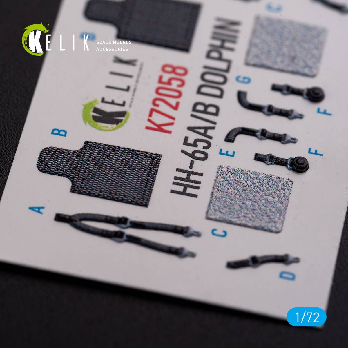 HH-65A / B Dolphin interior 3D decals for Dream Model Kit | HLJ.com