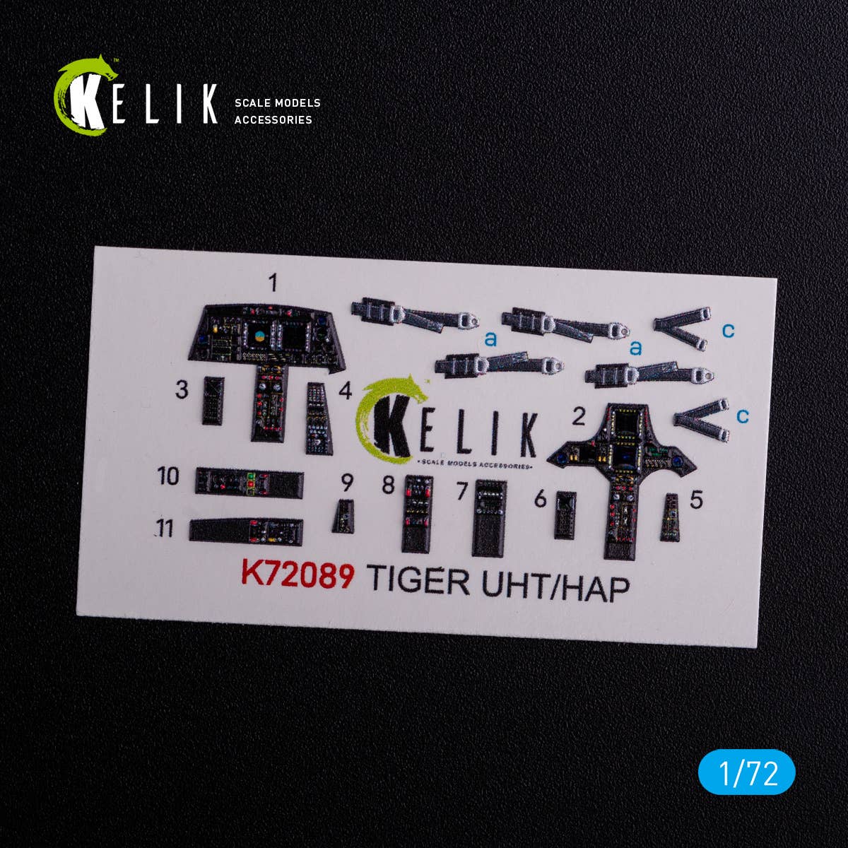 Eurocopter Tiger UHT / HAP interior 3D decals for Revell Kit | HLJ.com