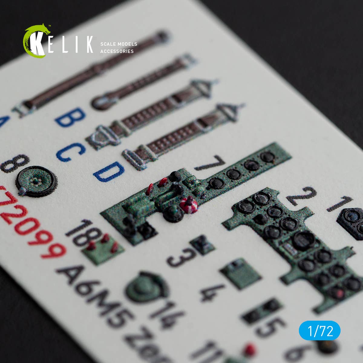 A6M5 Zero - interior 3D decals for Tamiya Kit | HLJ.com