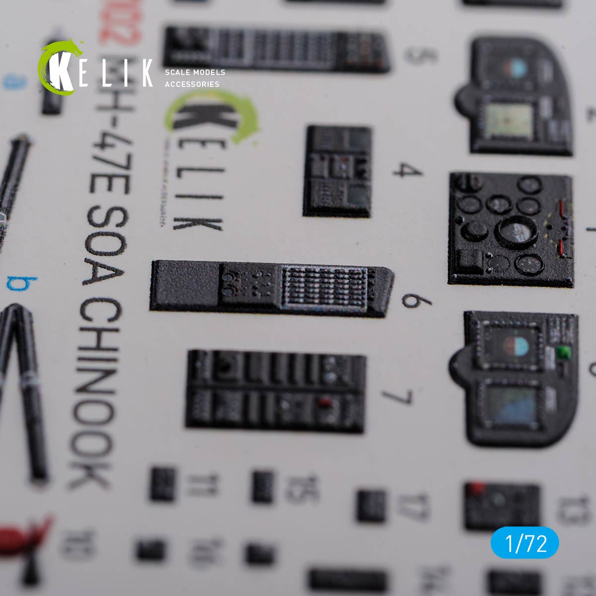 MH-47E interior 3D decals for Italeri kit | HLJ.com