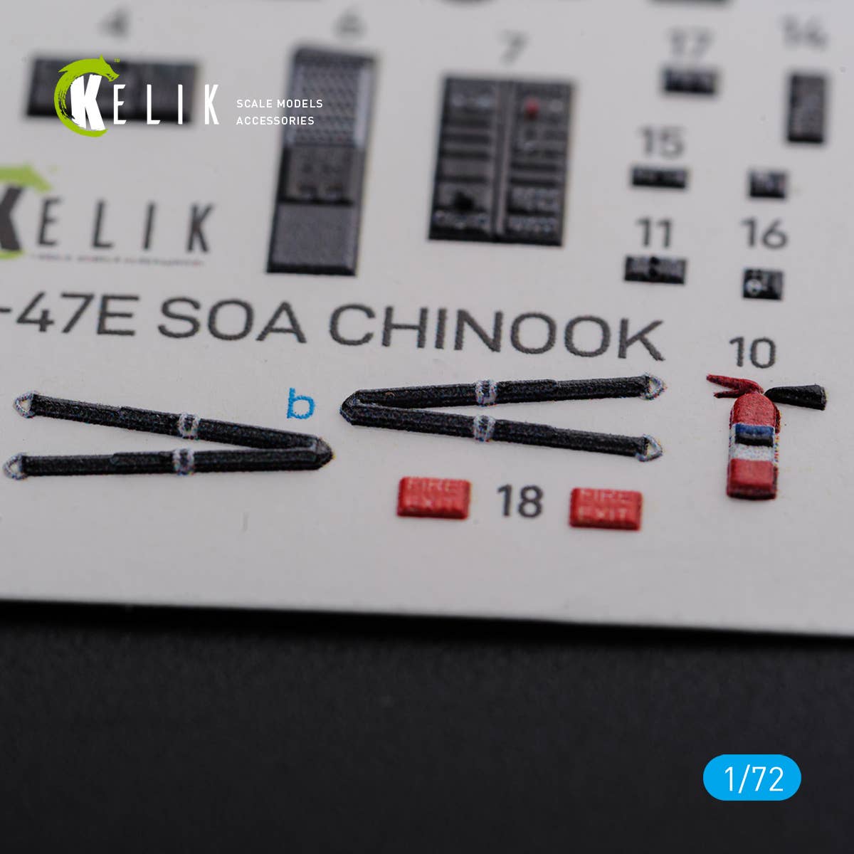 MH-47E interior 3D decals for Italeri kit | HLJ.com