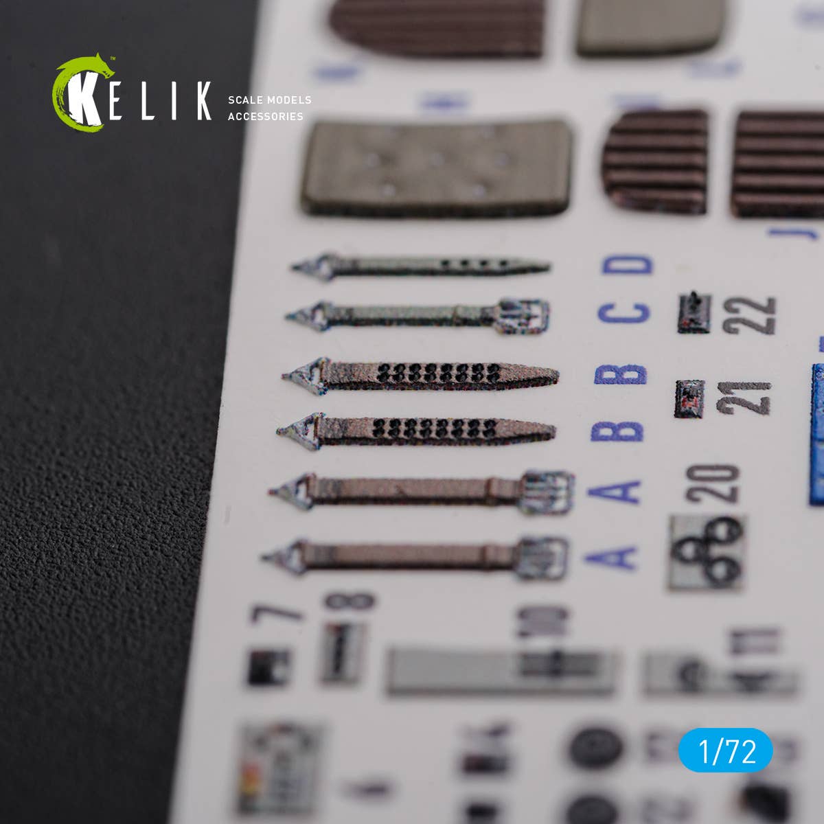 KI-21 interior 3D decals for ICM kit | HLJ.com