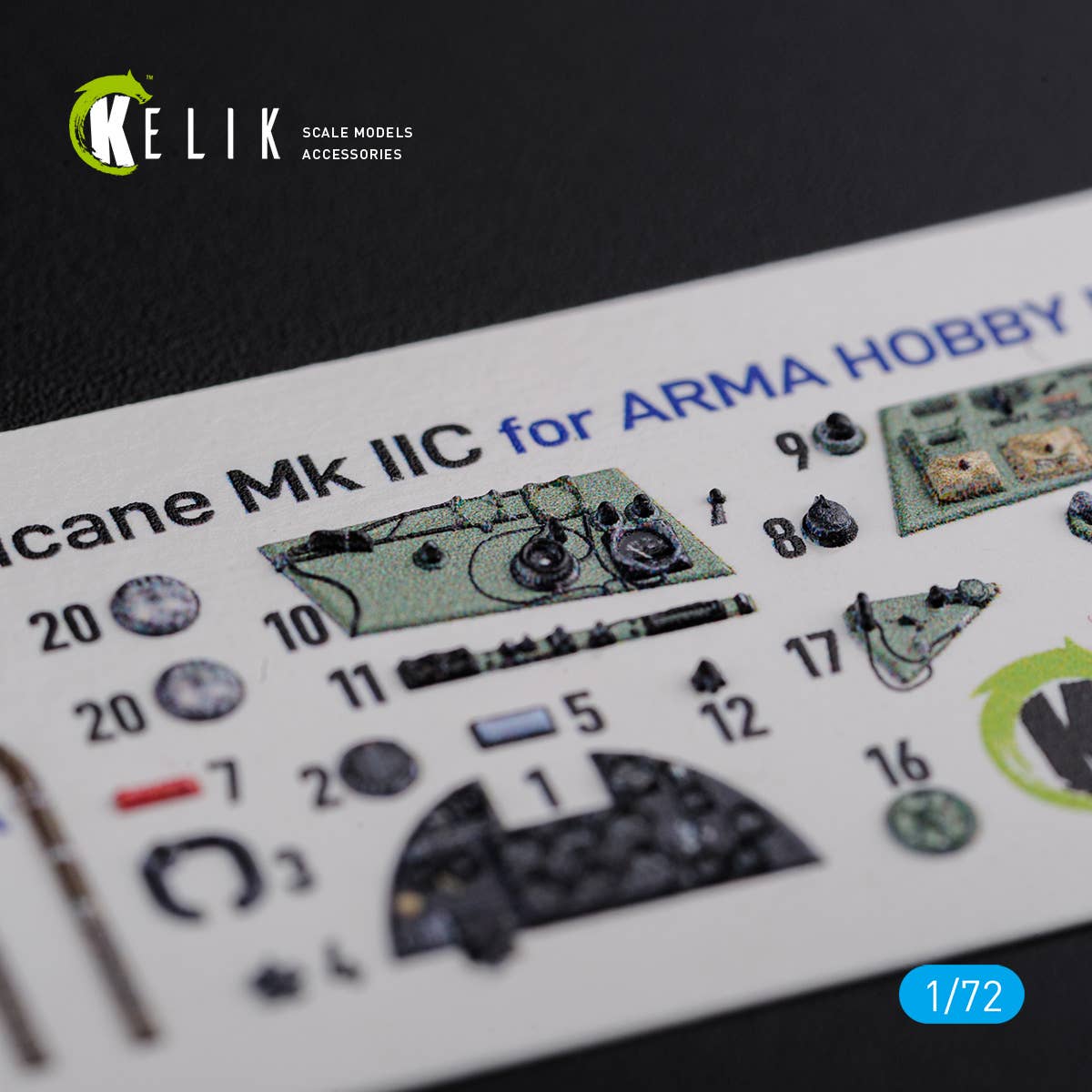 Hurricane Mk IIC interior 3D decals for Arma Hobby kit | HLJ.com
