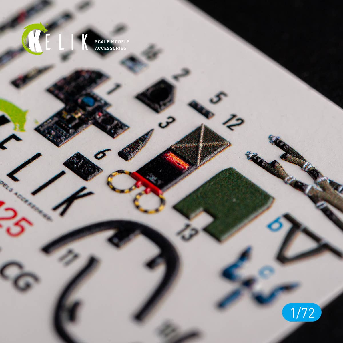 MIRAGE F.1 CG - interior 3D decals for SpecialHobby kit | HLJ.com