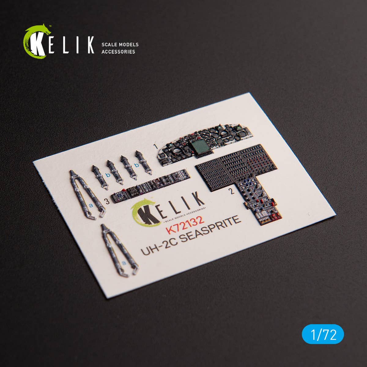 UH-2C SEASPRITE - interior 3D decals for Clear Prop kit | HLJ.com