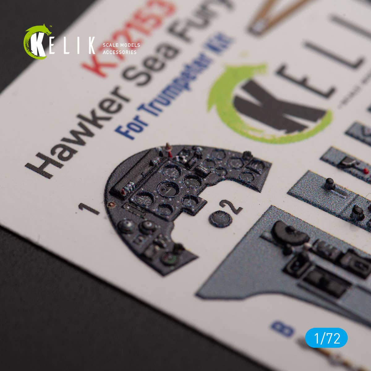 Hawker Sea Fury FB.11 - interior 3D decals for Trumpeter kit | HLJ.com
