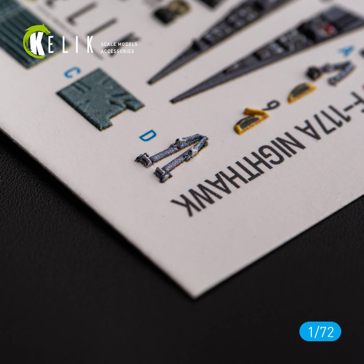 F-117A NIgHTHAWK - interior 3D decals for Hasegawa kit | HLJ.com