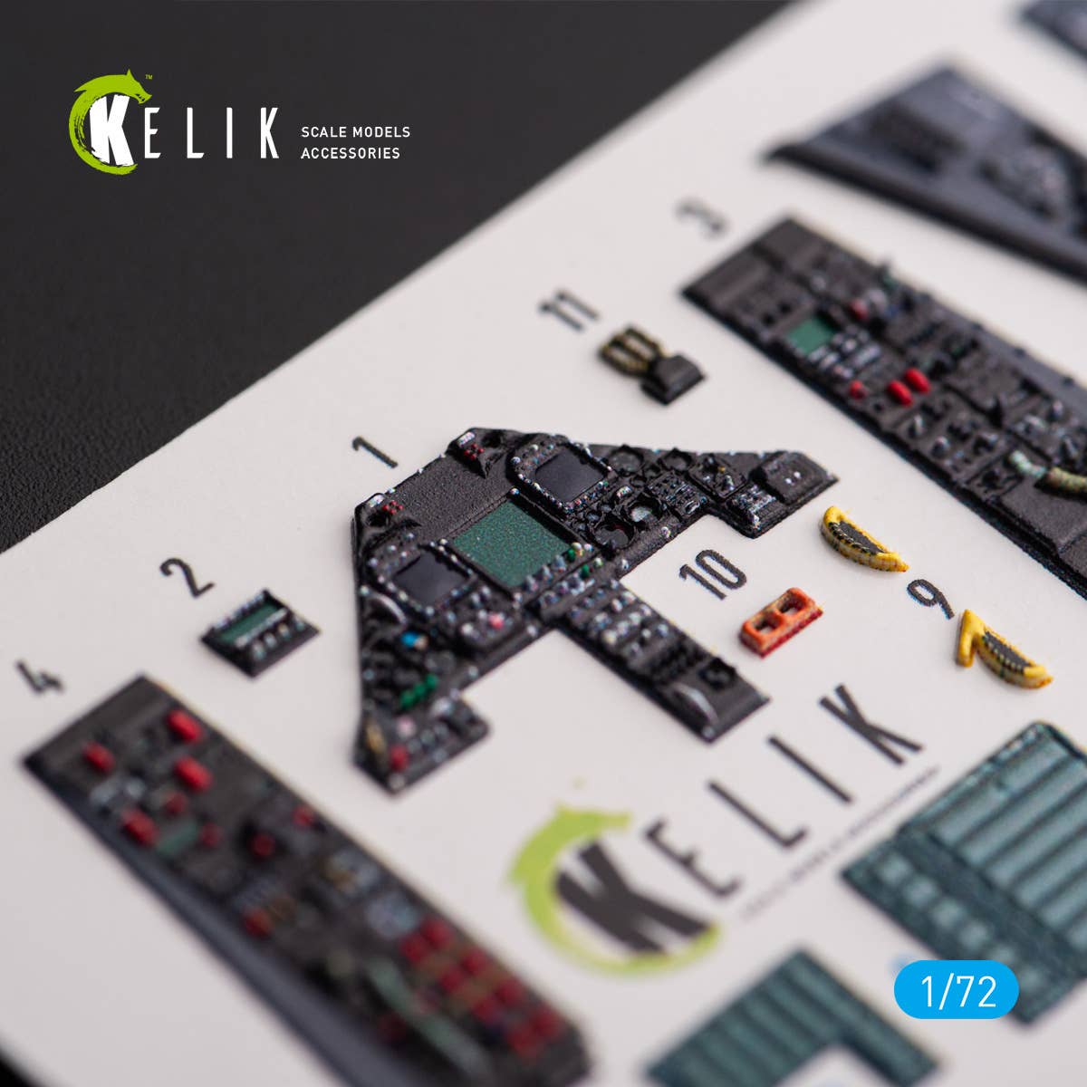 F-117A NIgHTHAWK - interior 3D decals for Academy kit | HLJ.com
