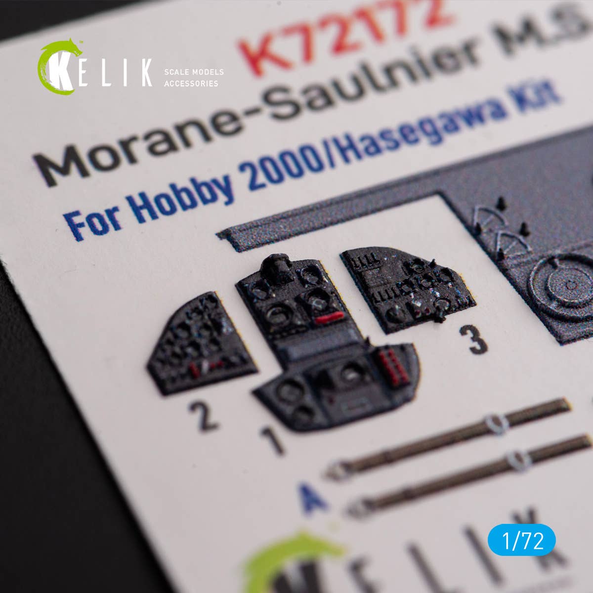 Morane-Saulnier M.S.406 - interior 3D decals for Hobby 2000/Hasegawa ...