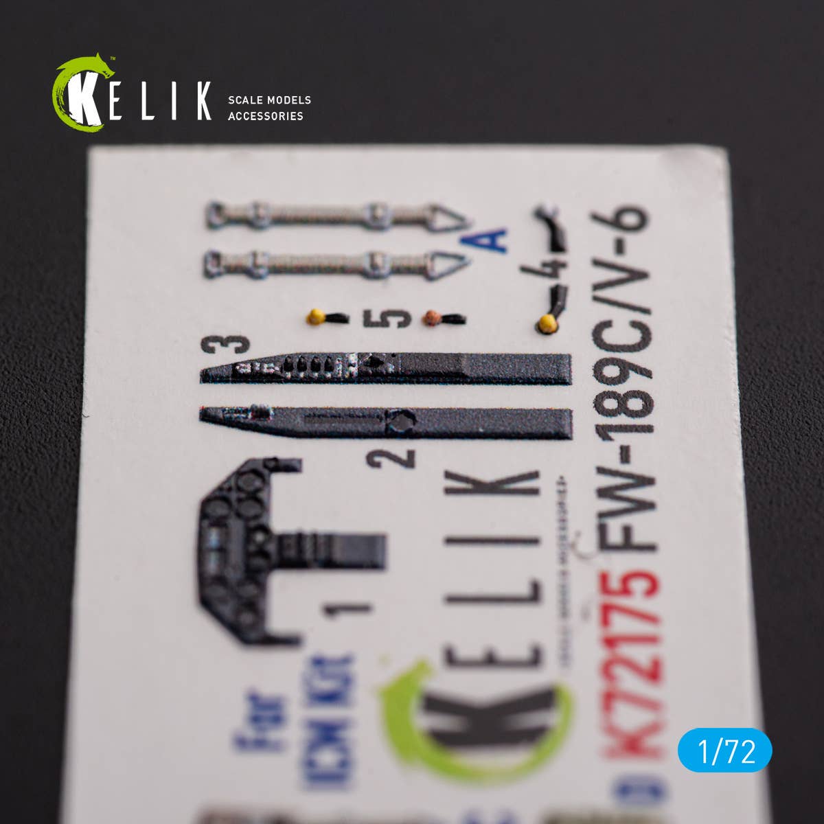 FW-189C/V-6 - interior 3D decals for ICM kit | HLJ.com