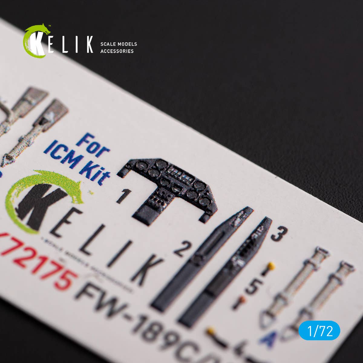 FW-189C/V-6 - interior 3D decals for ICM kit | HLJ.com