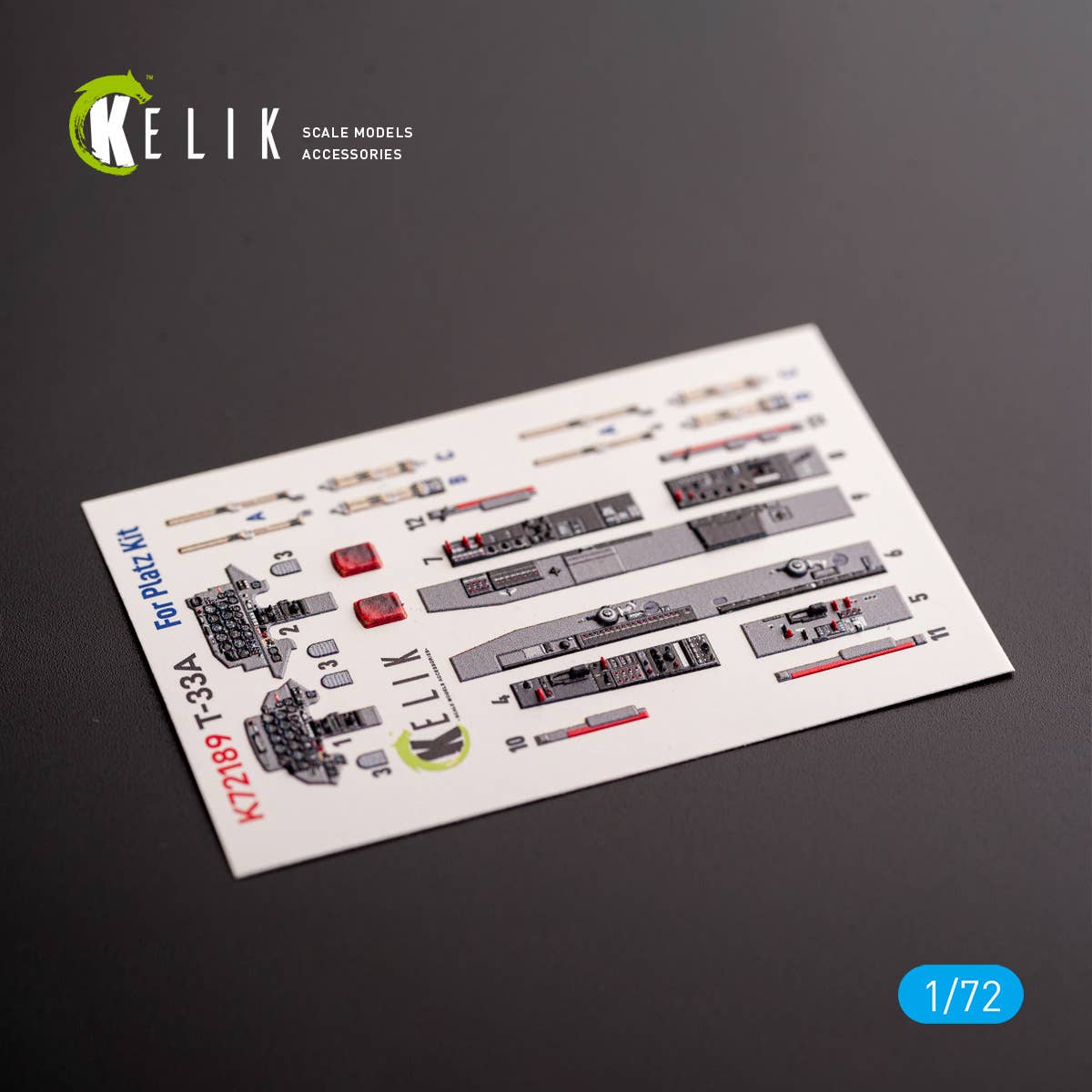 T-33A Shooting Star - interior 3D decals for Platz kit (for. Platz ...