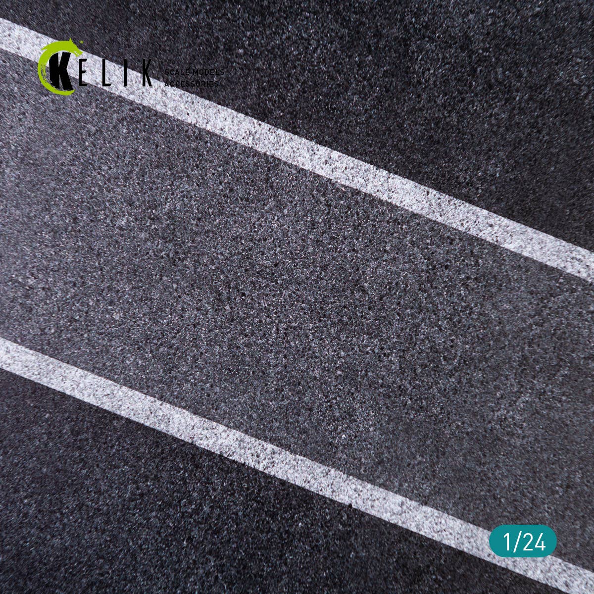 Asphalt road 24 Hours of Le Mans type 3 Base - Acrylic 3 mm (180 x 357 ...