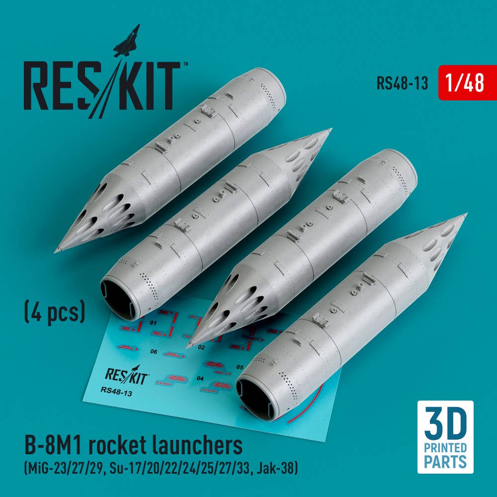 B-8M1 rocket launchers (4 pcs) (3D Printed) | HLJ.com