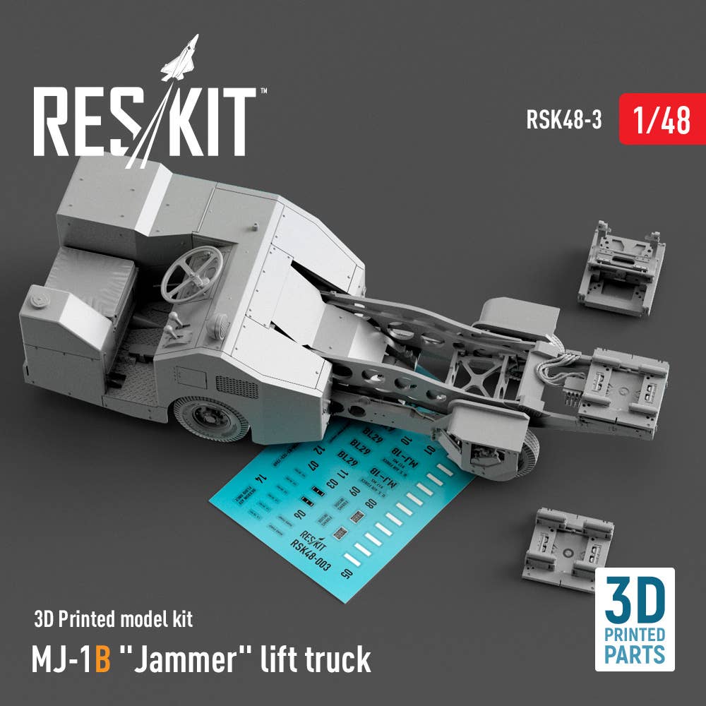 MJ-1B Jammer lift truck (3D Printed model kit) | HLJ.com