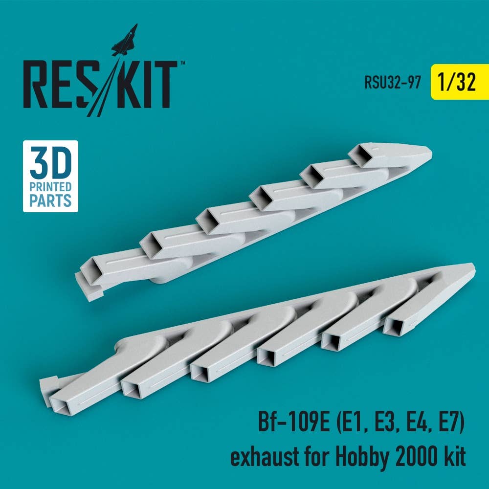 Bf-109E (E1, E3, E4, E7) exhaust for Hobby 2000 kit | HLJ.com