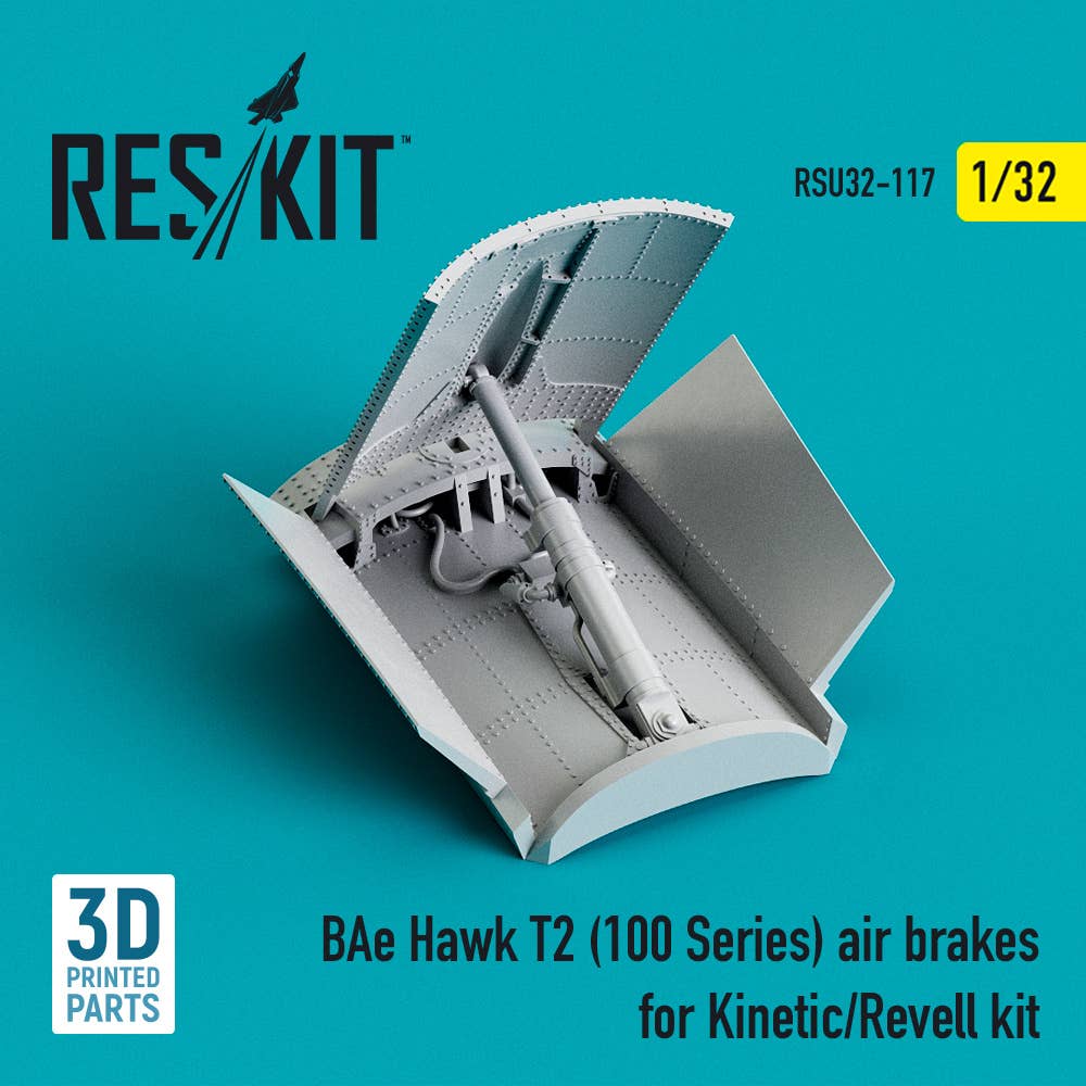 BAe Hawk T2 (100 Series) air brakes for Kinetic/Revell kit (3D Printing) | HLJ.com