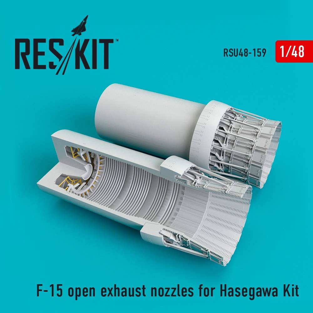 F-15 open exhaust nozzles for Hasegawa Kit | HLJ.com