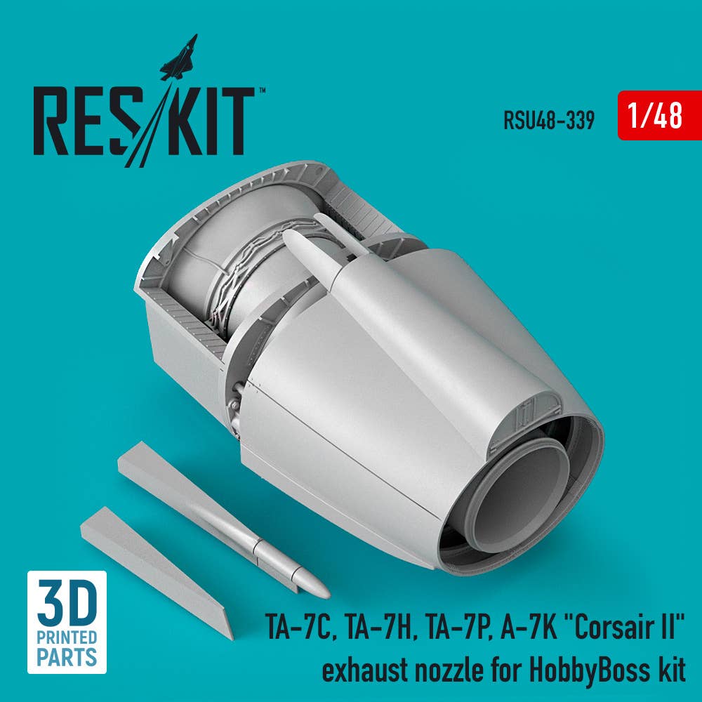 TA-7C, TA-7H, TA-7P, A-7K Corsair II exhaust nozzle for HobbyBoss kit ...